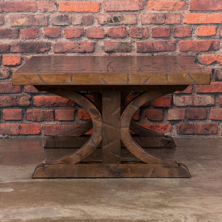Coffee Table Made From Reclaimed Boxcar Maple Flooring at 1stDibs