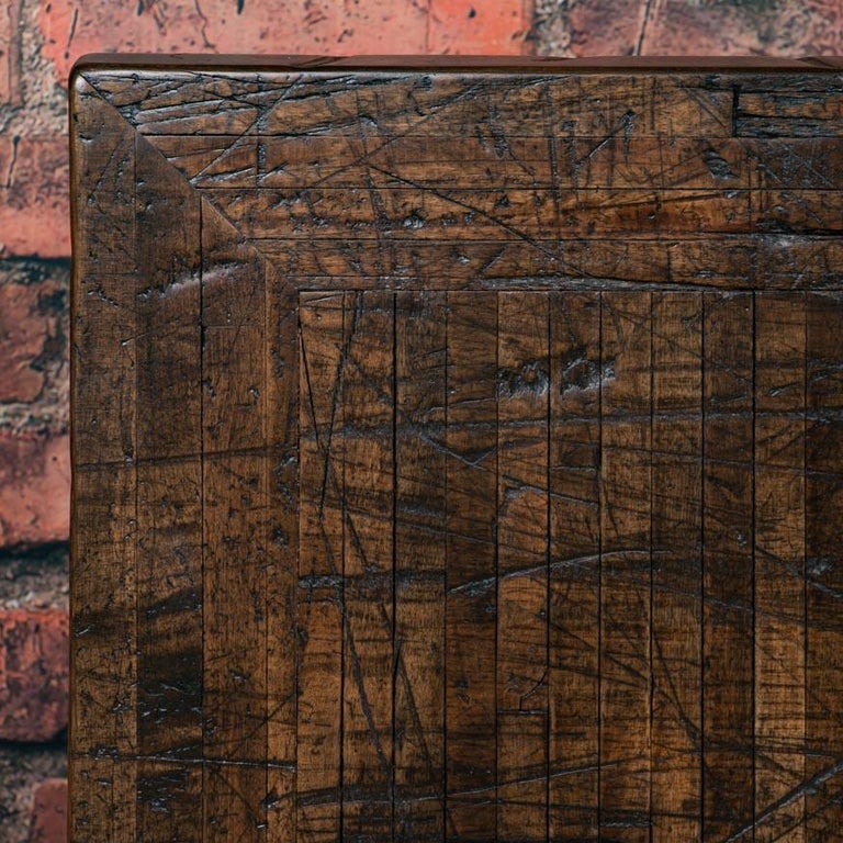 Coffee Table Made From Reclaimed Boxcar Maple Flooring at 1stDibs