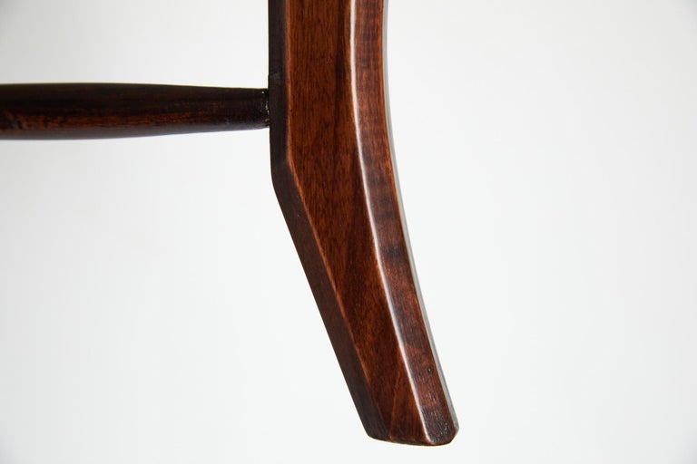 Midcentury Modern Coffee Table in Hardwood and Travertine Giuseppe ...