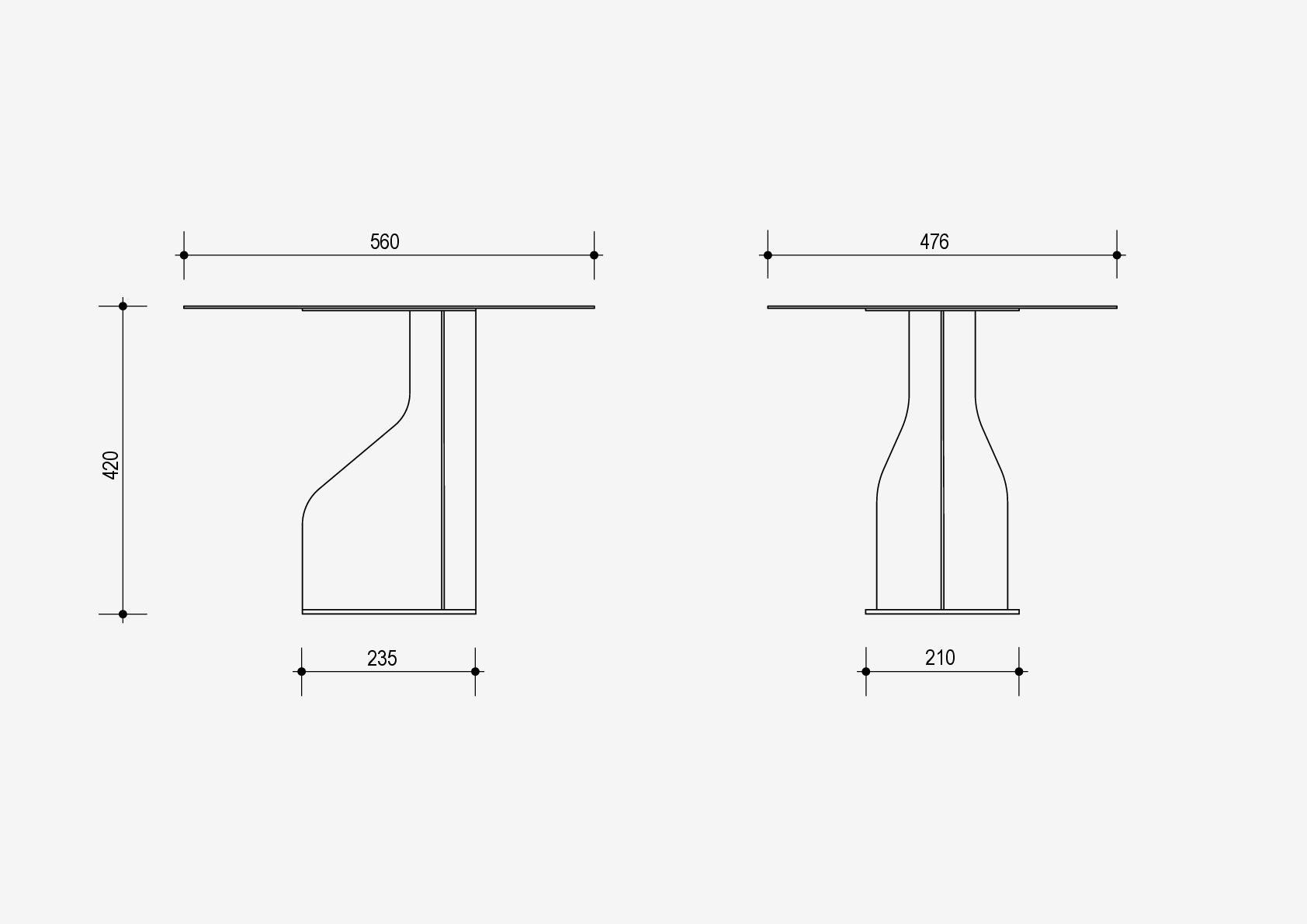 Coffee Table Plane M by WOO For Sale at 1stDibs