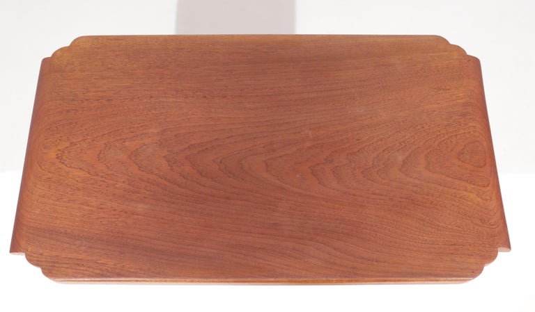 Coffee Table Side Table Mahogany Elephants Art Deco For Sale at 1stDibs