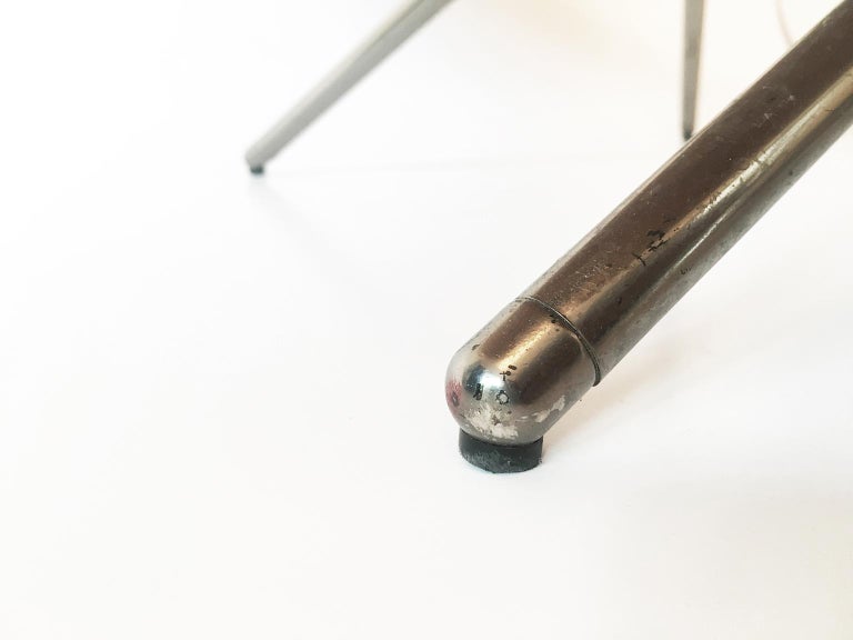 Coffee Table, Spiral Tubular Base For Sale at 1stDibs