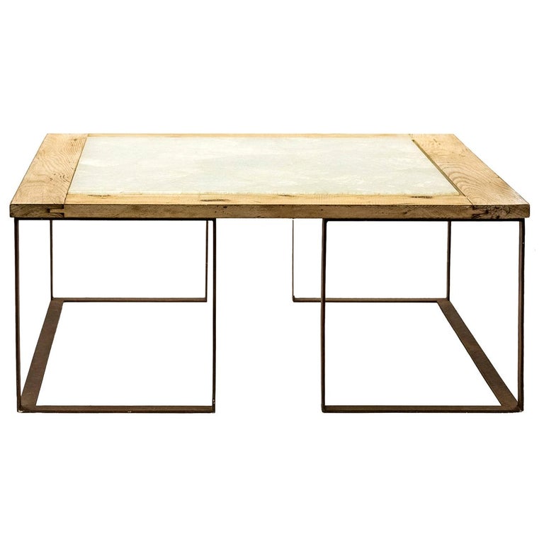 Coffee Table with Quartz Top For Sale at 1stDibs