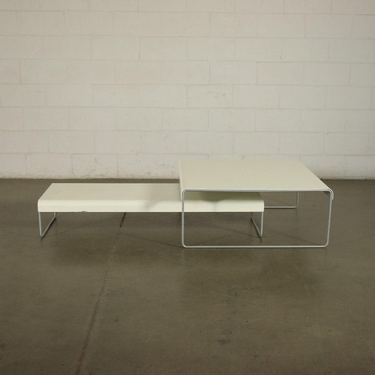 Coffee Tables Zap Piero Lissoni for Cassina Metal Aluminium, 1990s at ...