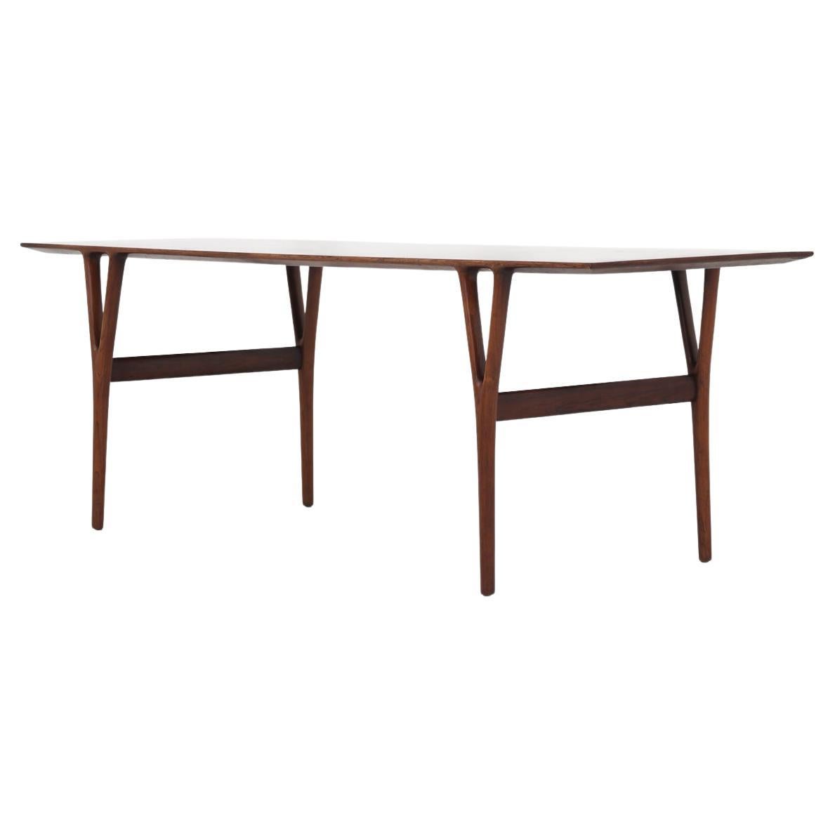 Helge Vestergaard-Jensen Dining Table by Peder Pedersen in Denmark at ...