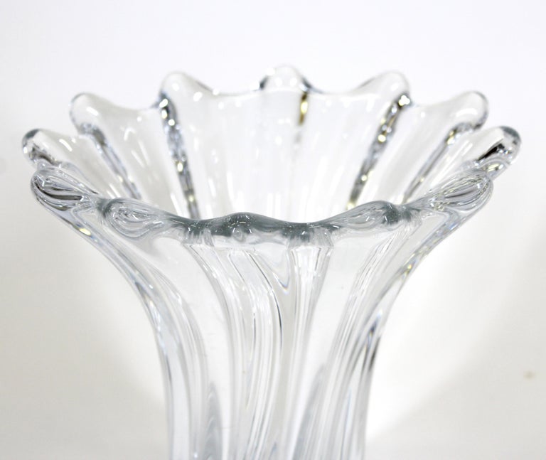 Cofrac France Modern Art Glass Splash Vase For Sale at 1stDibs