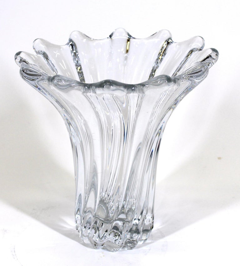 Cofrac France Modern Art Glass Splash Vase For Sale at 1stDibs