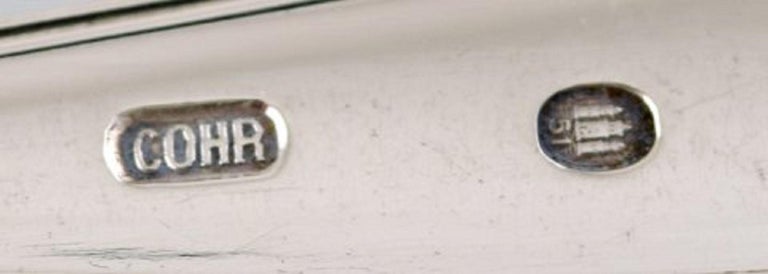 Cohr, Danish Silversmith and Others, Lunch Cutlery in Silver, 1930-1950 ...