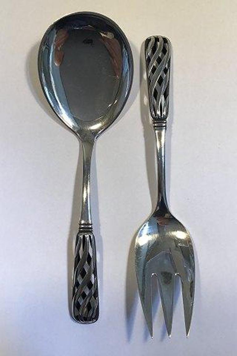 Cohr Silver Serving Set For Sale at 1stDibs