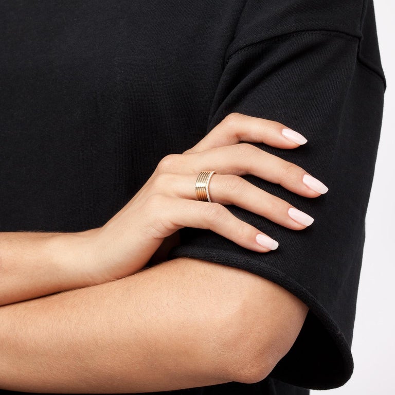 Coil Ring in Yellow Gold For Sale at 1stDibs