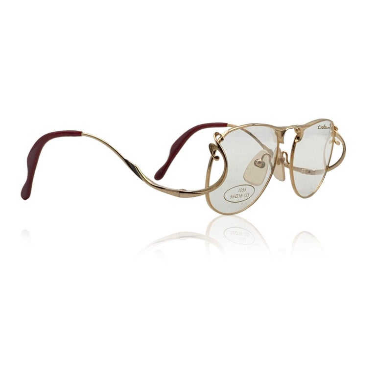 Colani Design Vintage Gold Metal Mint 1055 Eyeglasses 55/16 135mm For ...