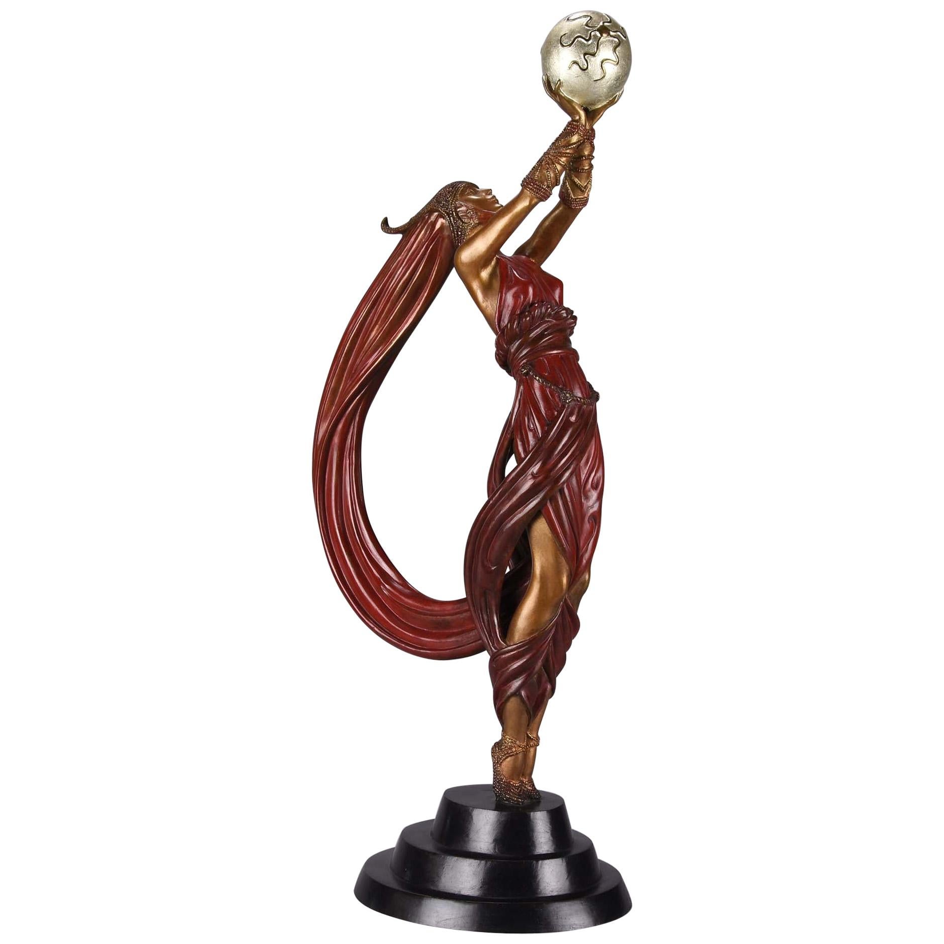 “Julietta” Limited Edition Bronze Sculpture by Erté, circa 1987 For ...