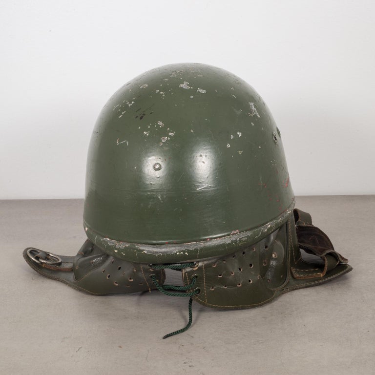 Cold War Era Polish Paratrooper Helmet, circa 1950 For Sale at 1stDibs