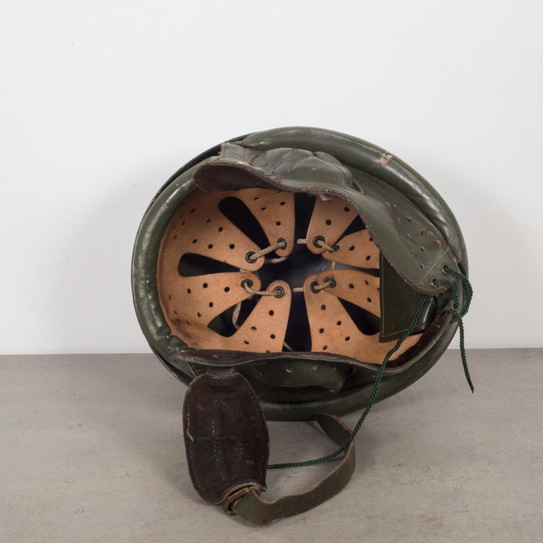 Cold War Era Polish Paratrooper Helmet, circa 1950 For Sale at 1stDibs