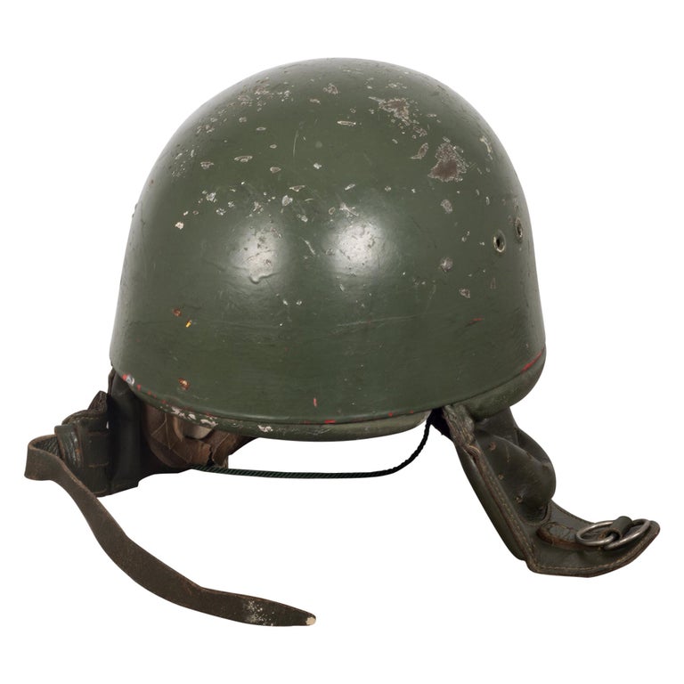 Cold War Era Polish Paratrooper Helmet, circa 1950 For Sale at 1stDibs