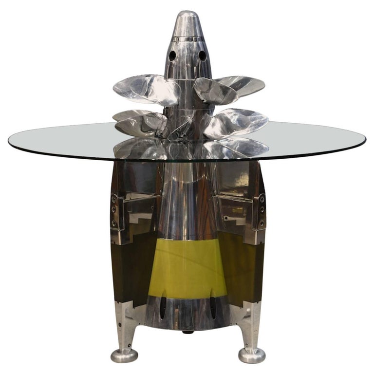 Cold War Era Torpedo Coffee Table, circa 1980 at 1stDibs
