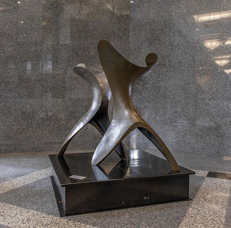 Colin Gibson - We Are One - Large, abstract, bronze, sculpture at 1stDibs