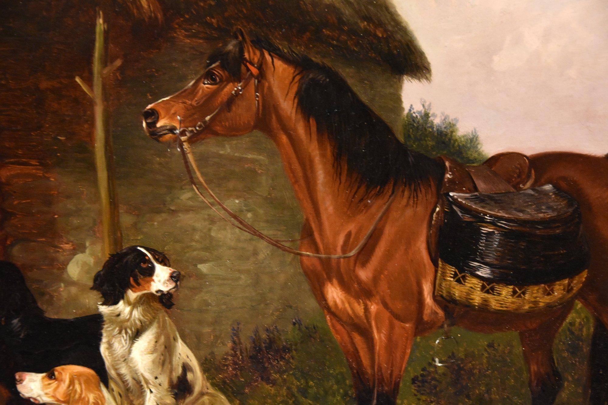 Colin Graeme Roe - Oil Painting by Colin Graeme Roe "Setters and Game ...