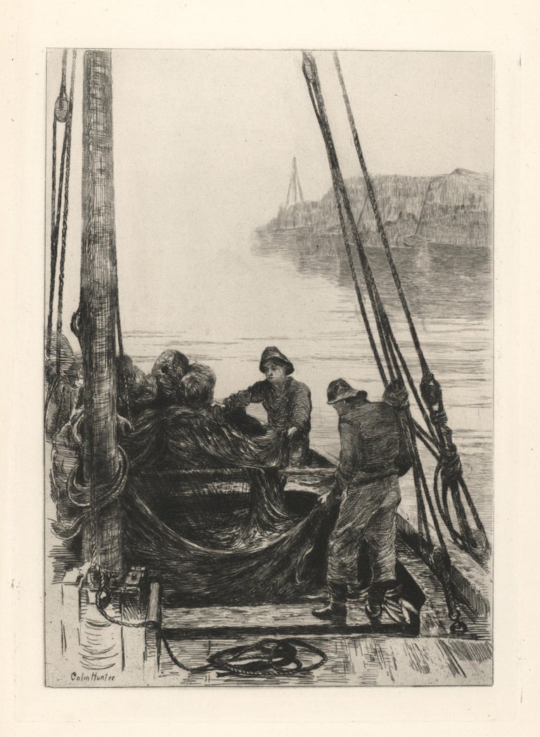 Colin Hunter - Shaking the Nets For Sale at 1stDibs