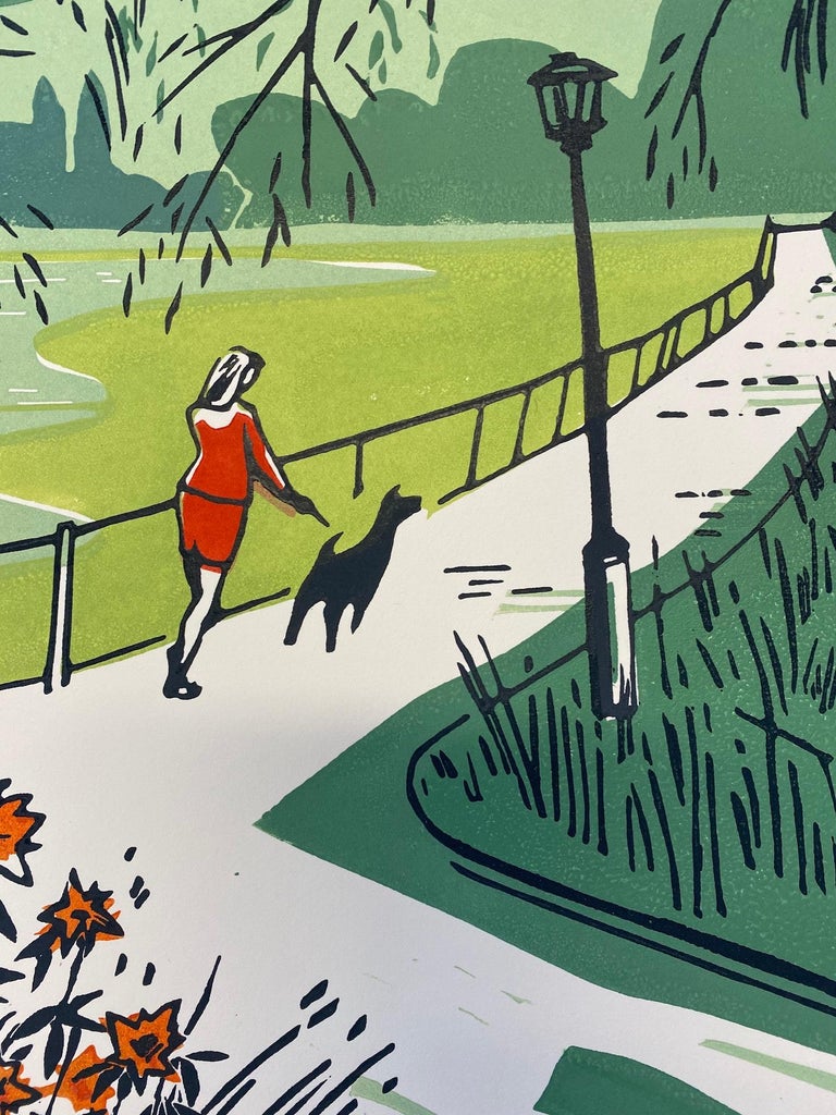 Colin Moore - Colin Moore, Hampstead Pond, Limited Edition Print, Art ...