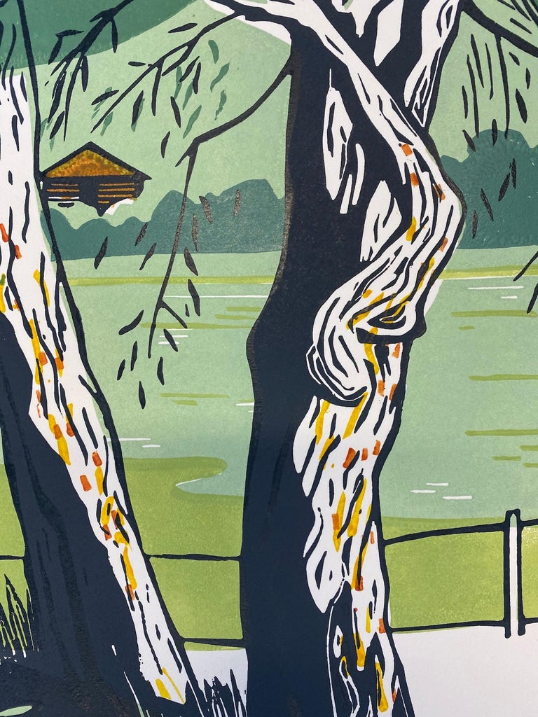 Colin Moore - Colin Moore, Hampstead Pond, Limited Edition Print, Art ...