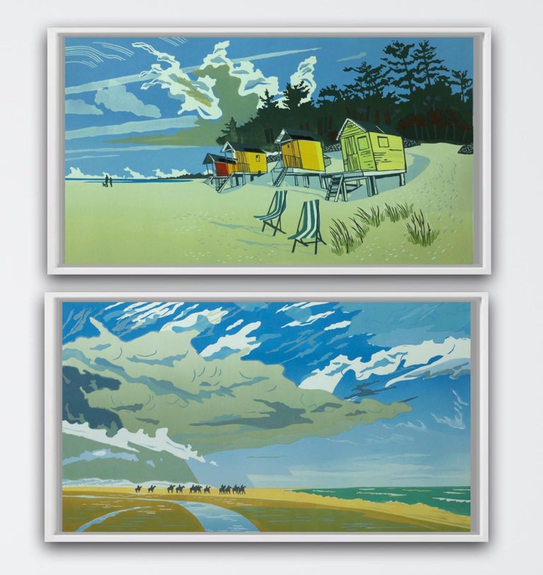 Colin Moore - The Beach At Wells and The Household Cavalry At Holkham ...
