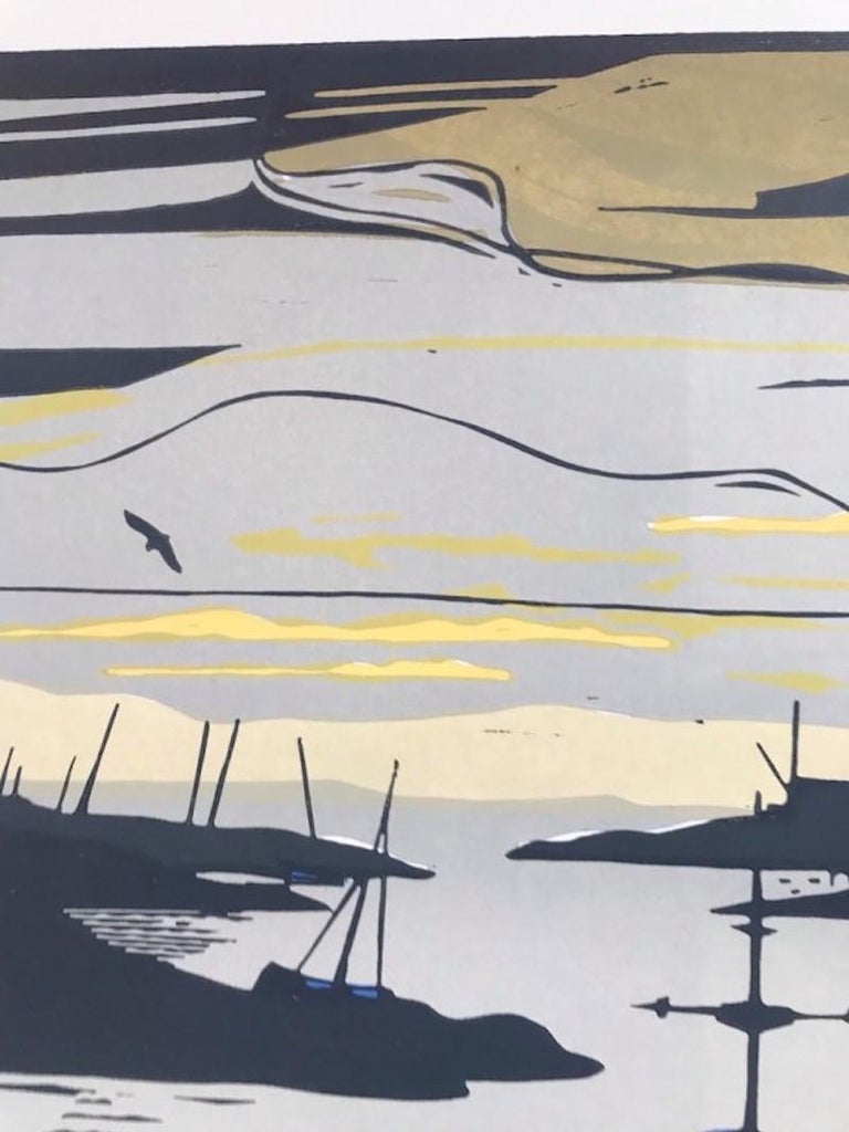 Colin Moore - Wells Morning, limited edition print, seascape, landscape ...