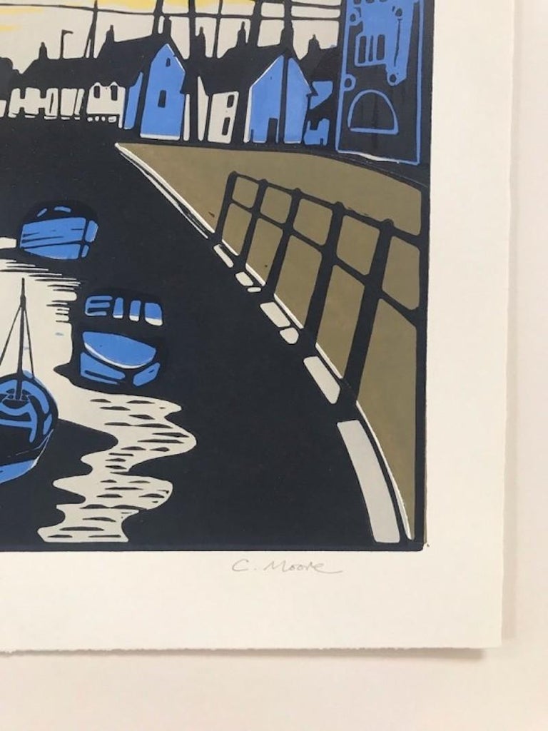 Colin Moore - Wells Morning, limited edition print, seascape, landscape ...