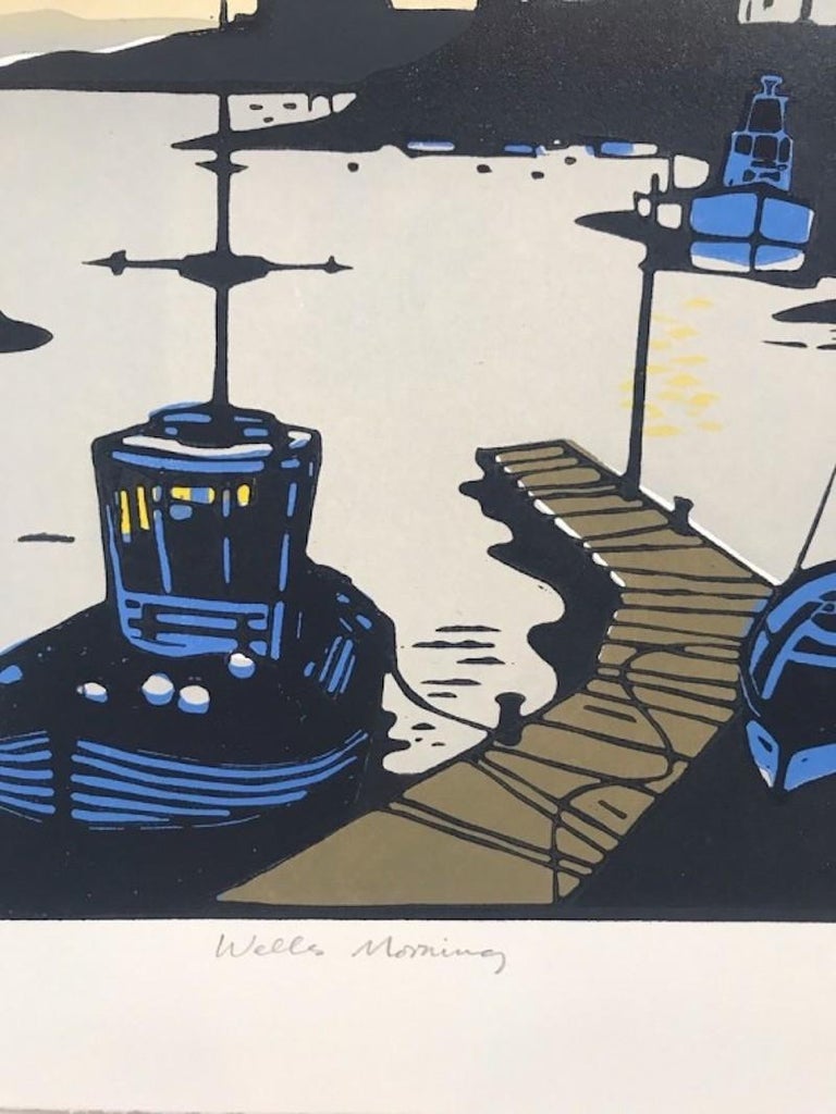 Colin Moore - Wells Morning, limited edition print, seascape, landscape ...