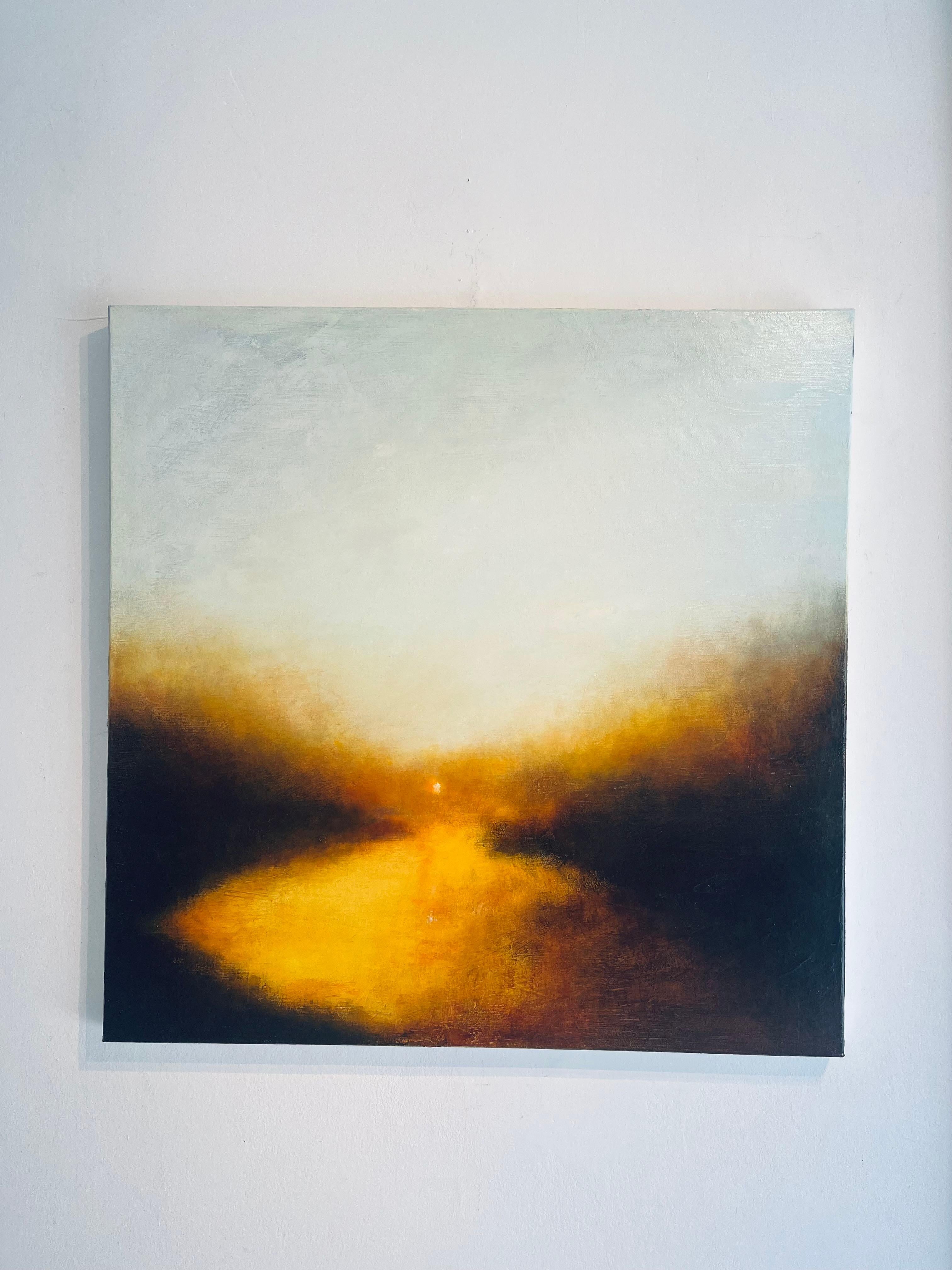 Colin Robson - Inlet- sun horizon sunset abstract expressionist ...