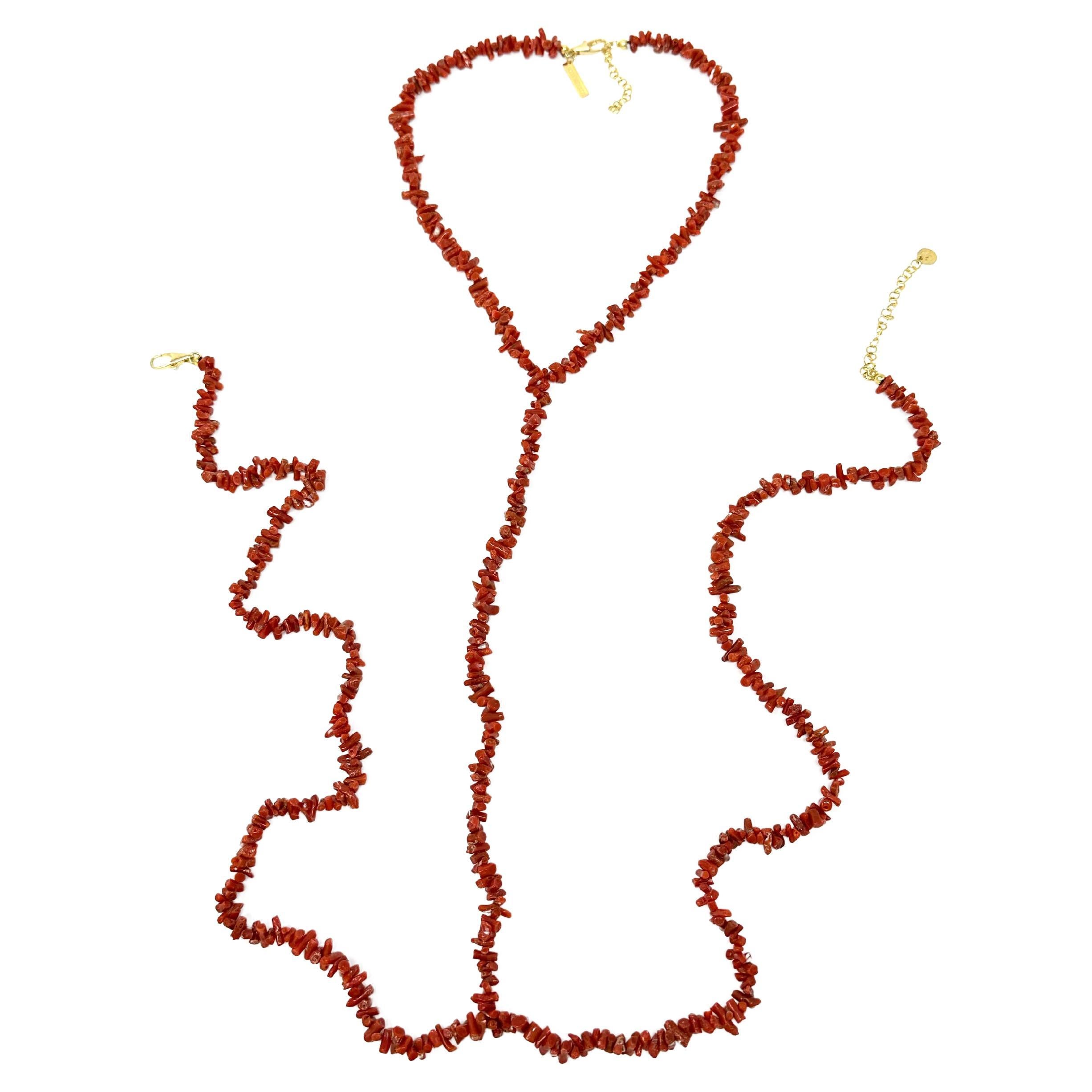 Natural Mediterranean Pink Coral Branches 925 Silver Reaf Handmade ...