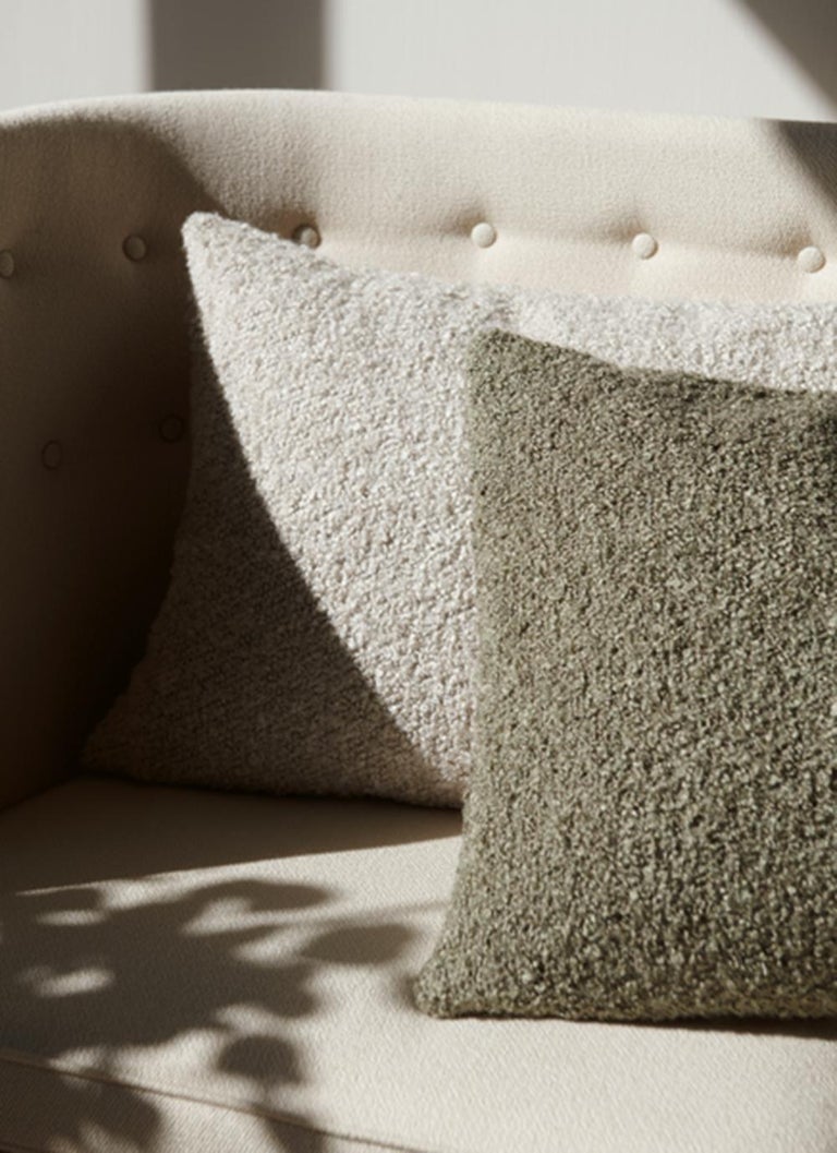 Collect Soft Boucle Sage Color Cushion Sc28 by Space Copenhagen for and ...