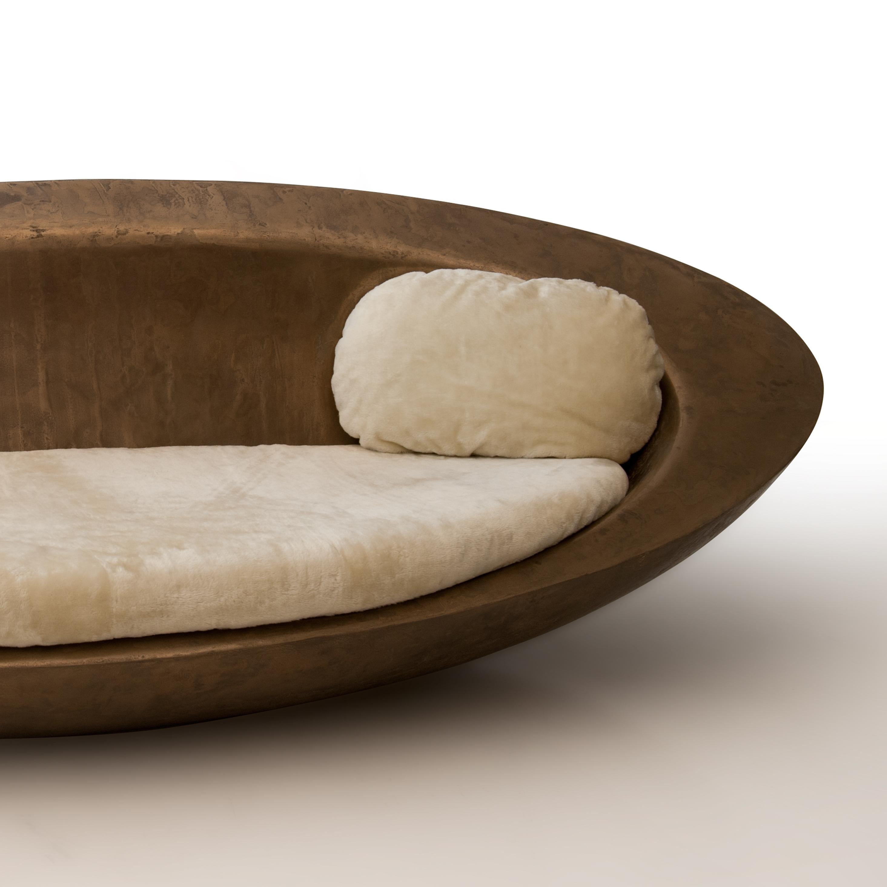 "THE ONE" Collectible Oval Sculptured Organic Design Sofa Cast in ...
