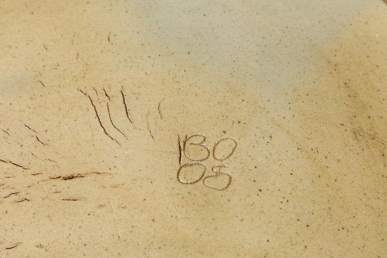 Collectible Rare Celadon Ceramic Plate by Emmanuel Boos French Artist ...