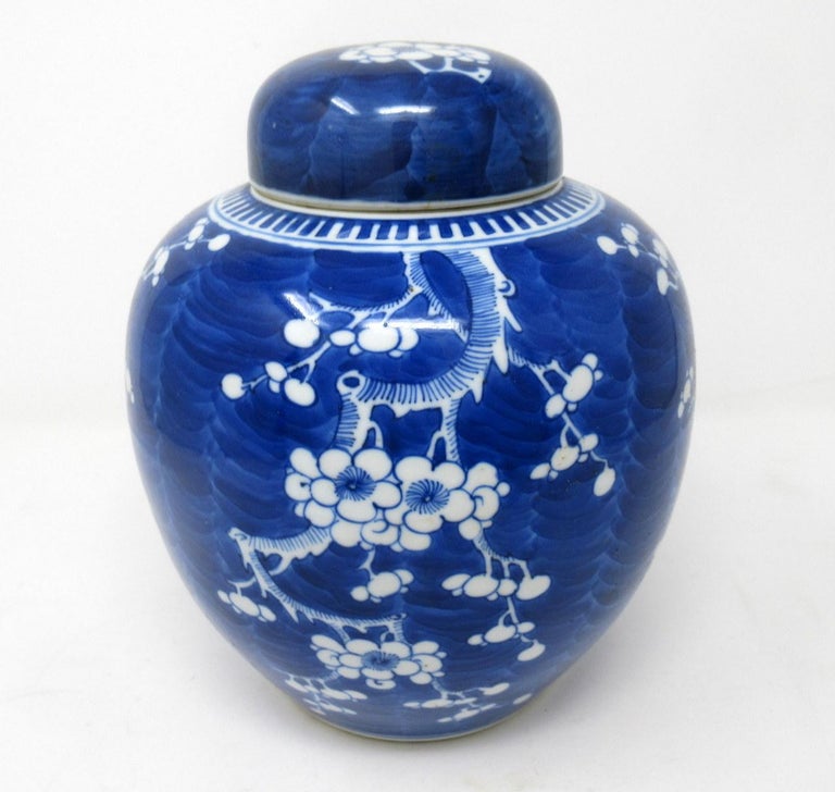 Collection Chinese Export Ginger Jars Prunus Blossoms Cracked Ice ...