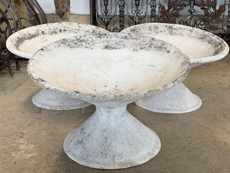 Collection of 15 Willy Guhl Tilted Planters For Sale at 1stDibs