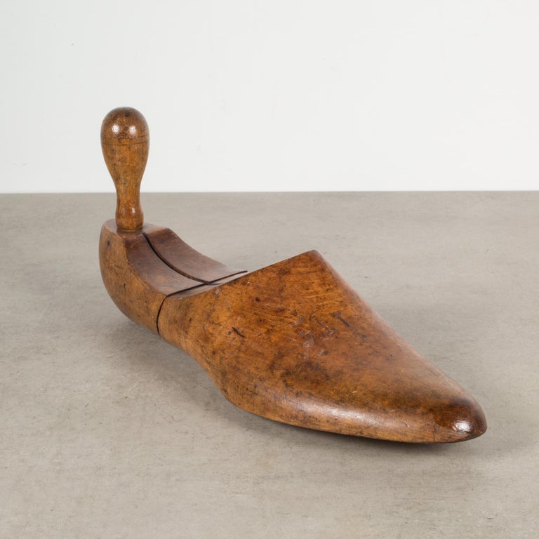 Collection of 17 Antique Wooden Shoe Forms, c.1920 For Sale at 1stDibs