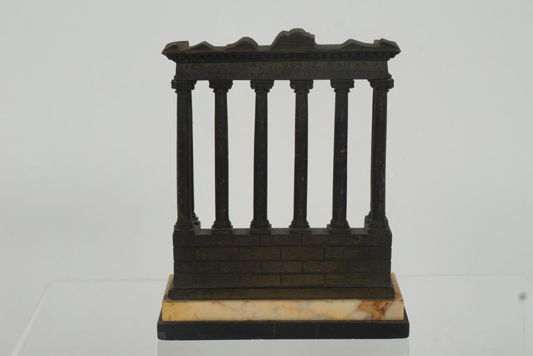 Collection of 19th C Grand Tour Cast Bronze and Marble Miniature ...