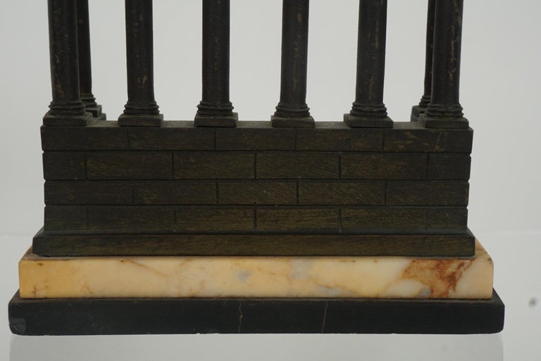 Collection of 19th C Grand Tour Cast Bronze and Marble Miniature ...