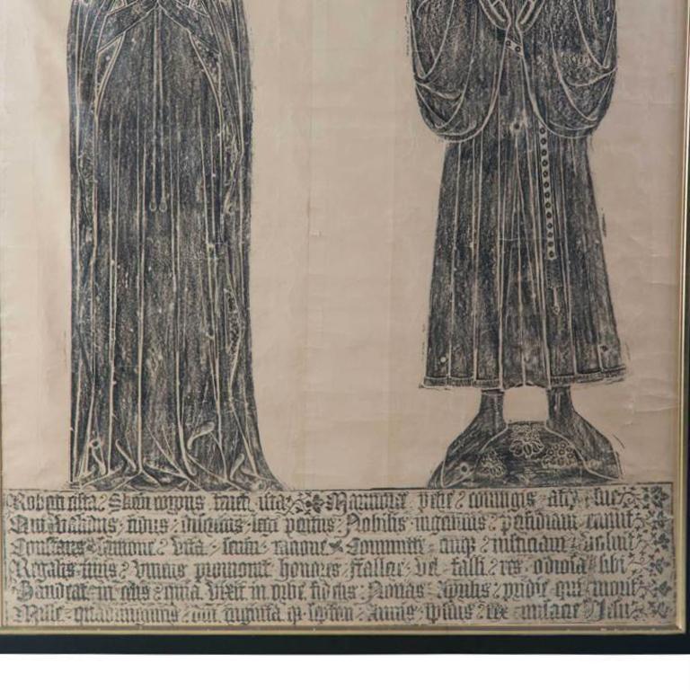 Collection of 19th Century English Medieval Brass Rubbings For Sale at ...