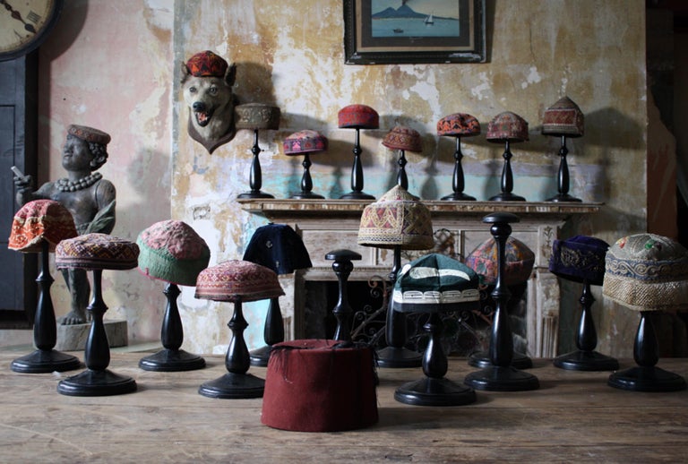 Collection of 20 Mid-20th Century Textile Eastern African Asians Hats ...