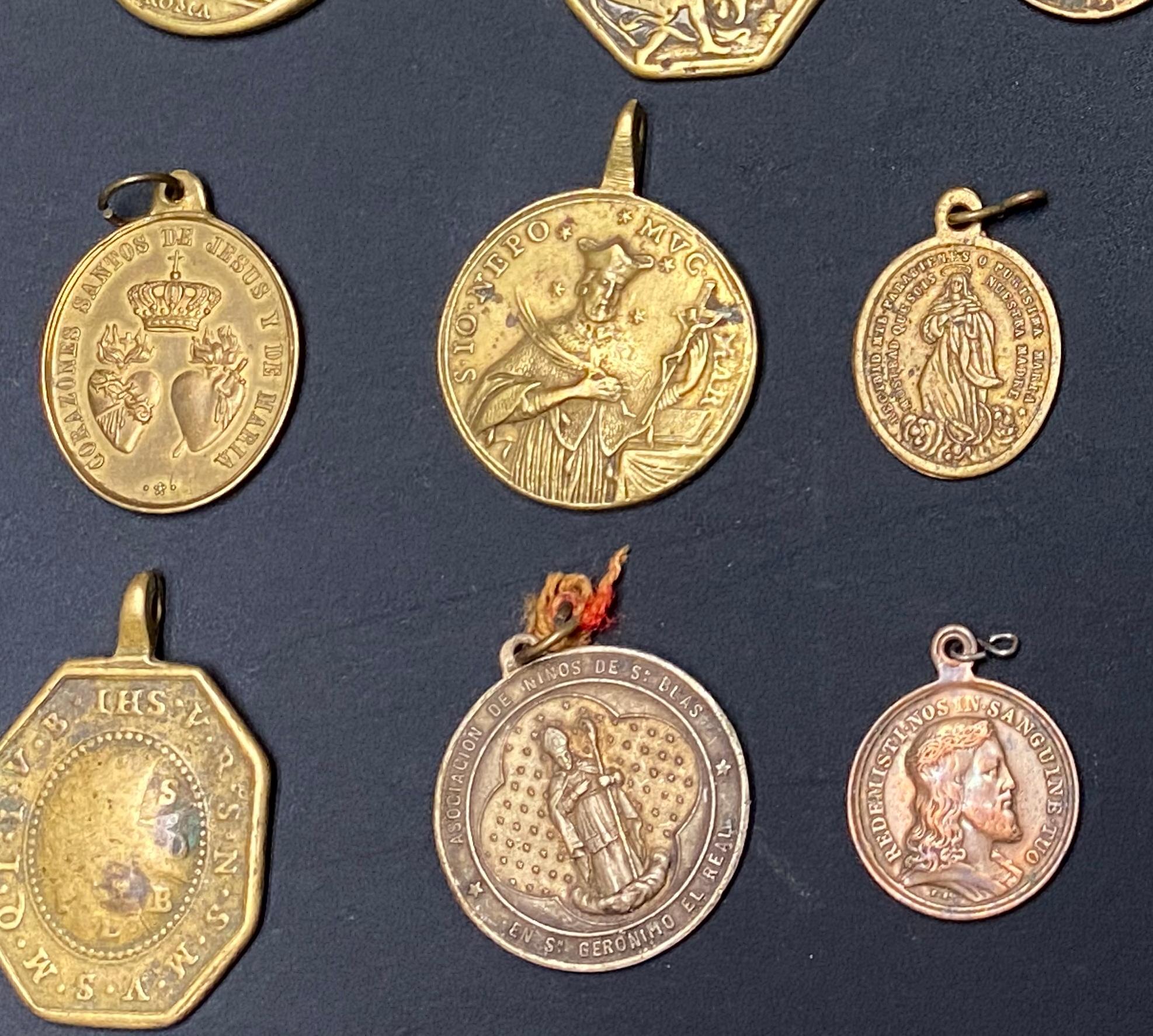 Collection of 49 Catholic Metal Medals, 16th-19th Centuries For Sale at ...