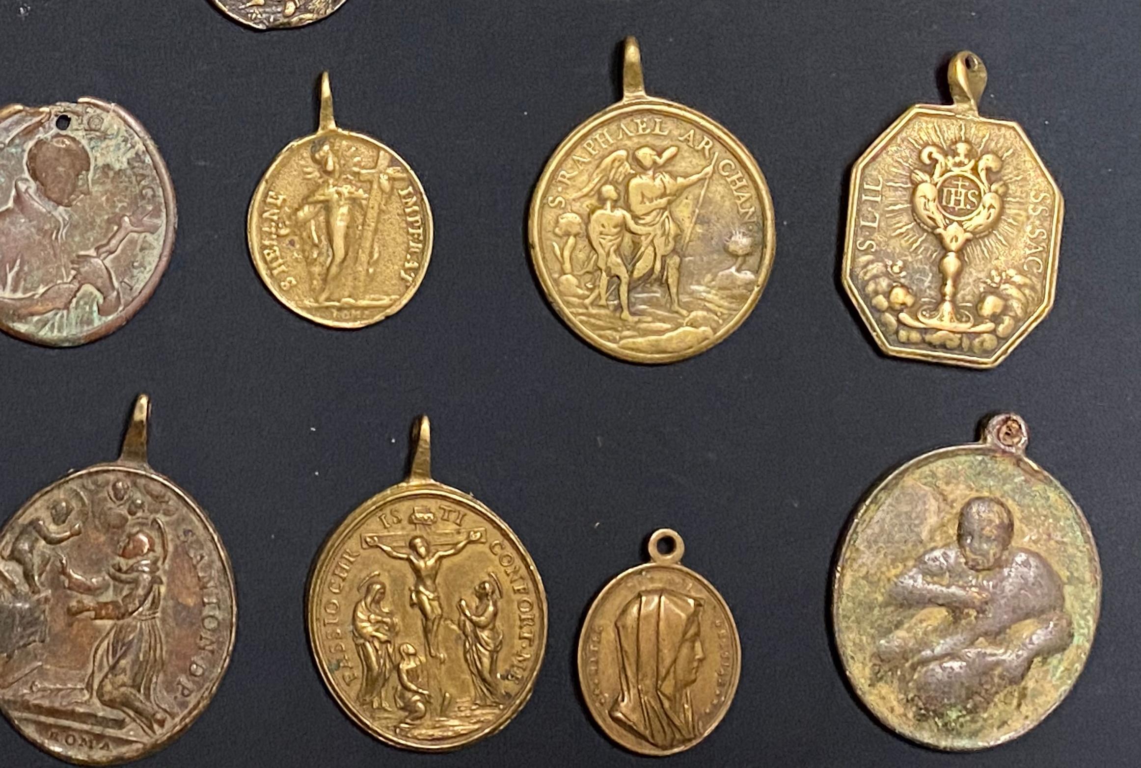 Collection of 49 Catholic Metal Medals, 16th-19th Centuries For Sale at ...