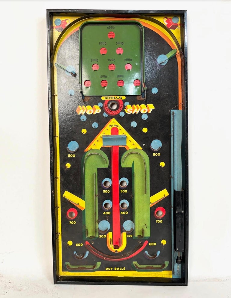 Collection of 6 Antique Pinball Games For Sale at 1stDibs