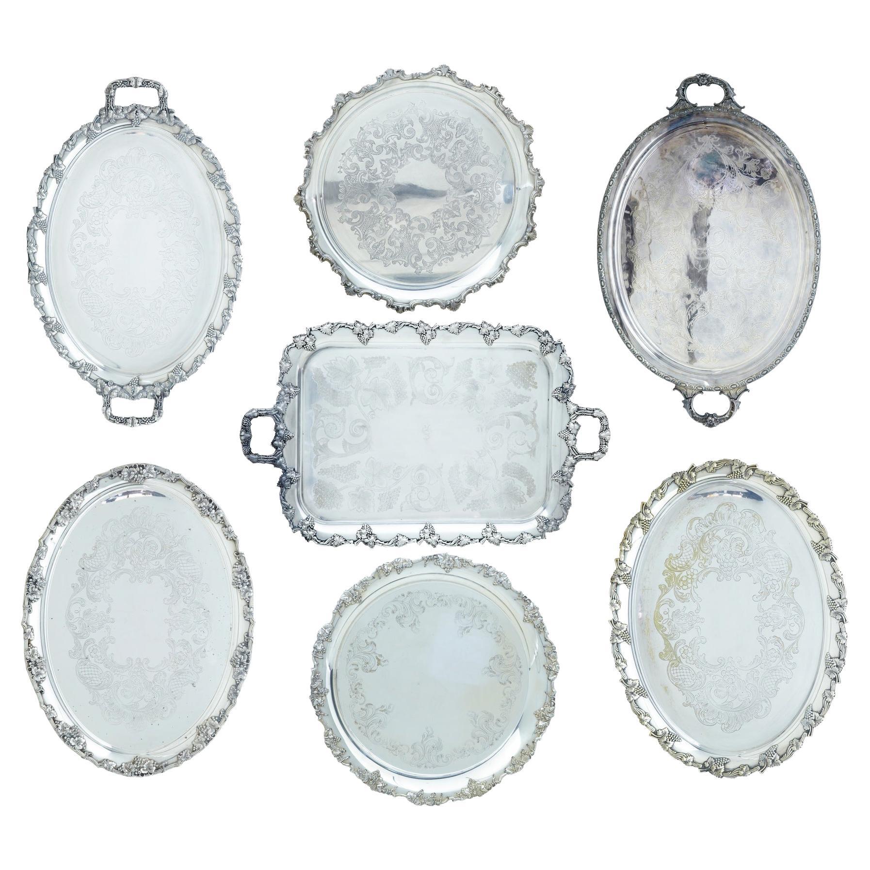 Mid-Century Modern Silver Plated Tray by Lino Sabatini For Sale at 1stDibs