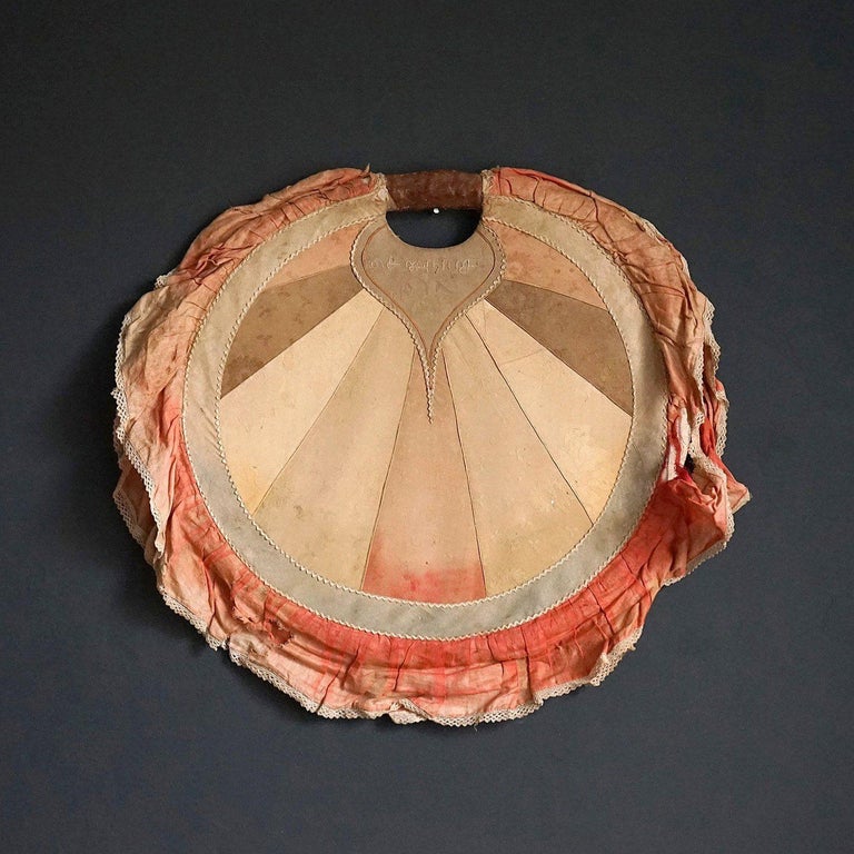 Collection of Antique South Indian Silk Embroidered Hand Fans For Sale ...