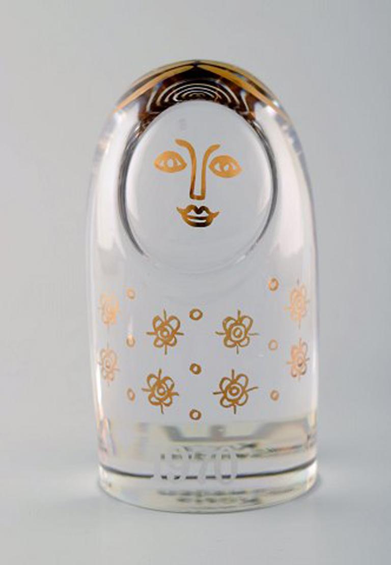 Collection of Art Glass Figures 'Family', Kosta Boda, Sweden at 1stDibs
