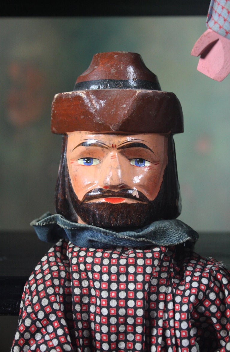 Collection of Early 20th Century German Punch and Judy Puppets ...