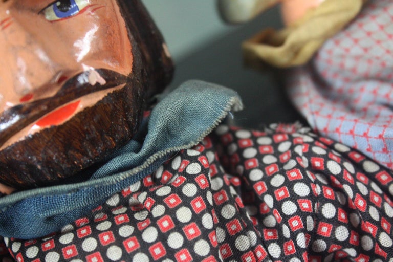 Collection of Early 20th Century German Punch and Judy Puppets ...