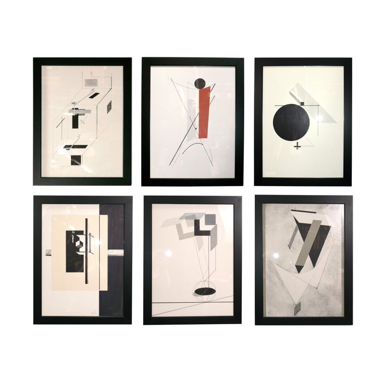 Collection of El Lissitzky Constructivist Prints For Sale at 1stDibs